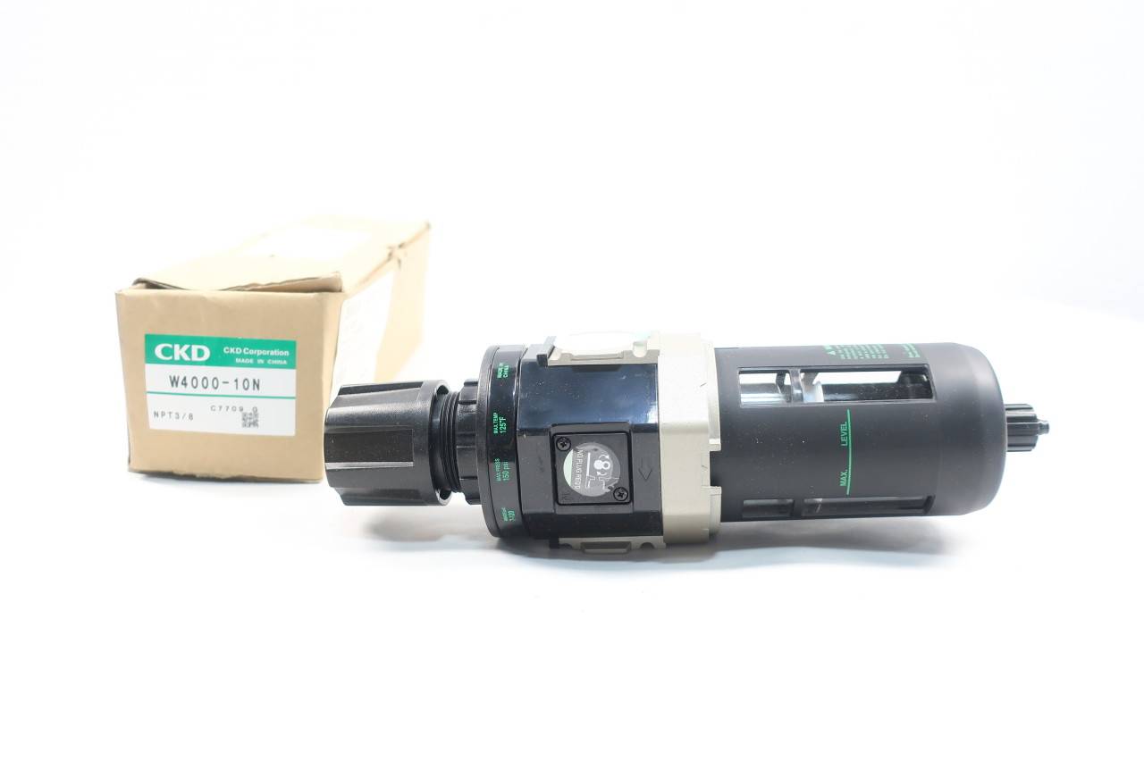 Ckd W4000-10N Pneumatic Filter-regulator 150psi 3/8in Npt