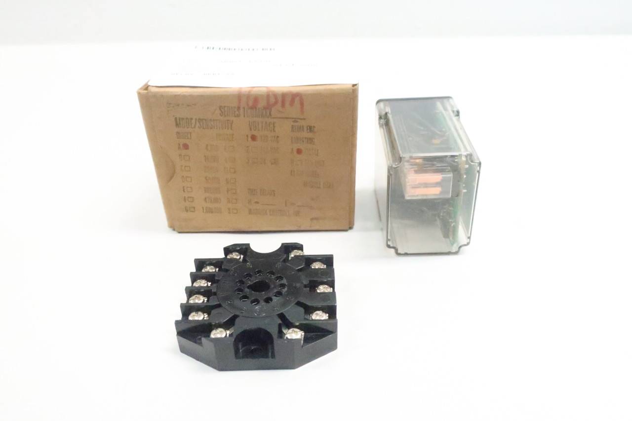 Warrick Controls 16DMA1A0 Plug-in Relay 120v-ac