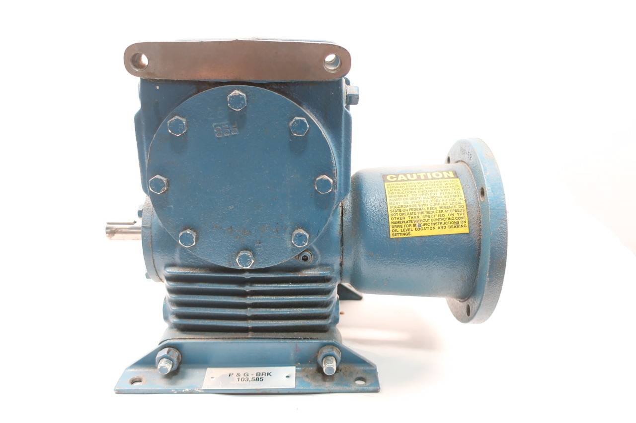 Cone Drive MHO25A696-5 Right Angle Gear Reducer 3.73kw 10:1
