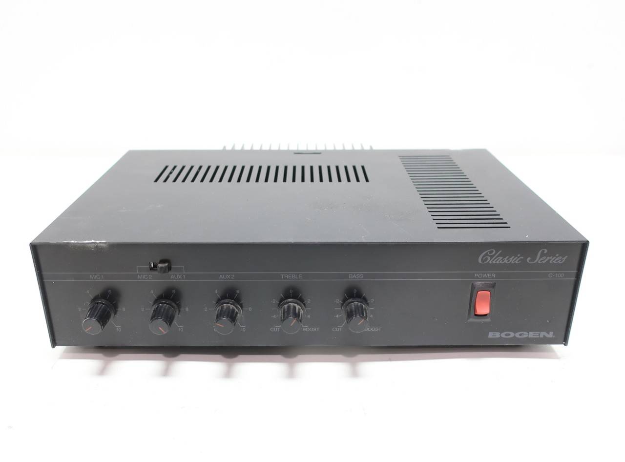 Bogen C100 Classic Series Amplifier 100w 4 Inputs