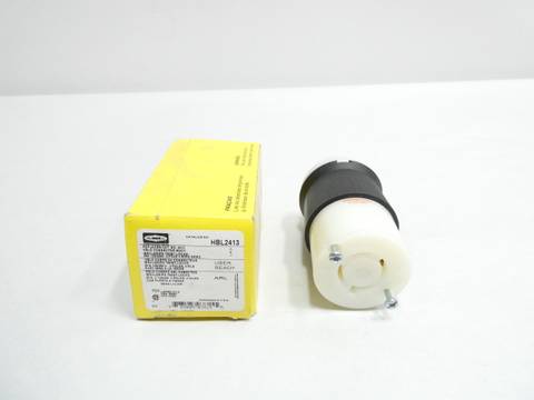 Huber HBL2316CN Receptacle 2p 3w 20a Amp 125v-ac
