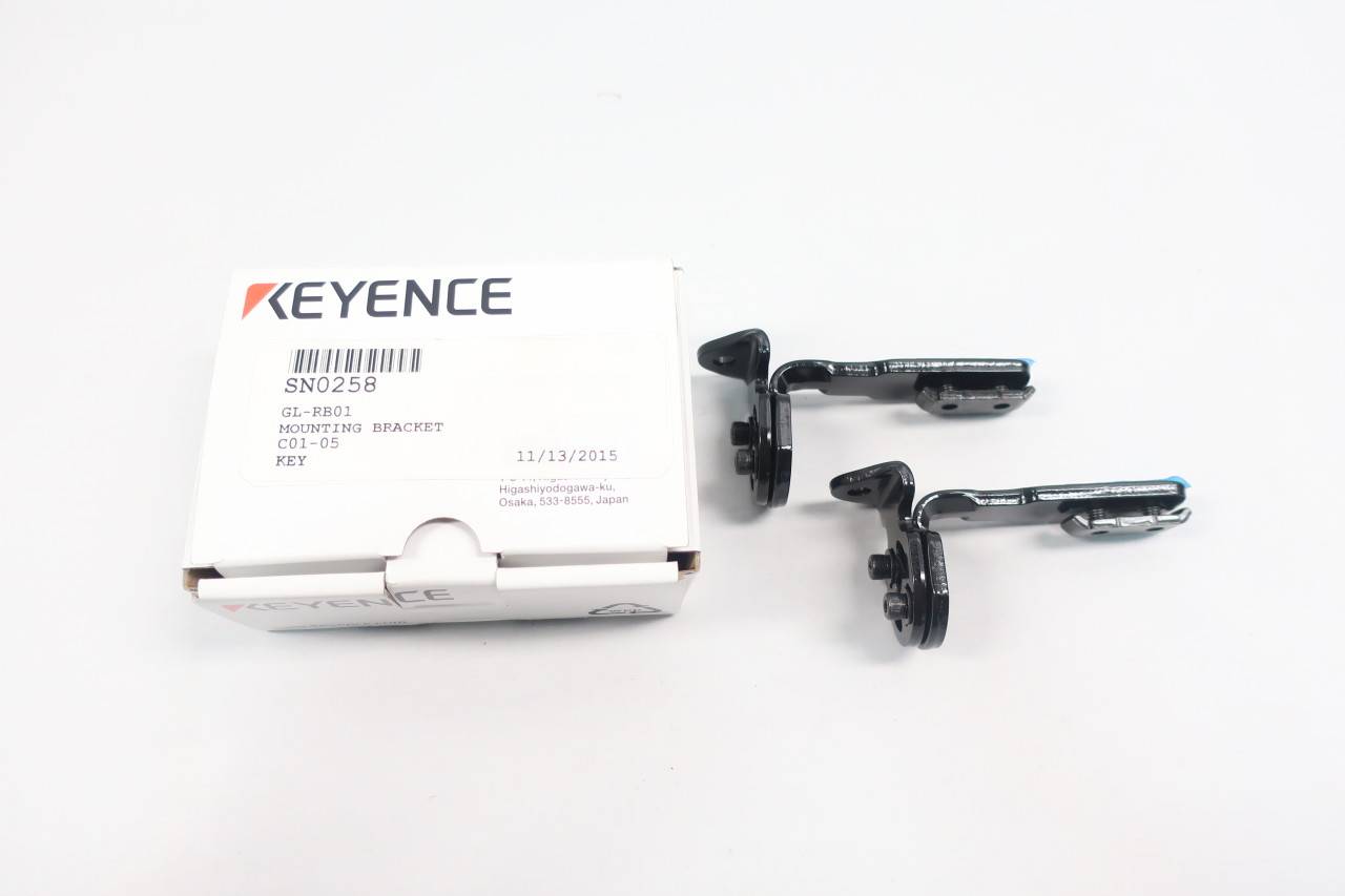 Box Of Keyence GL-RB01 Adjustable Angle Mounting Brackets, 54% OFF