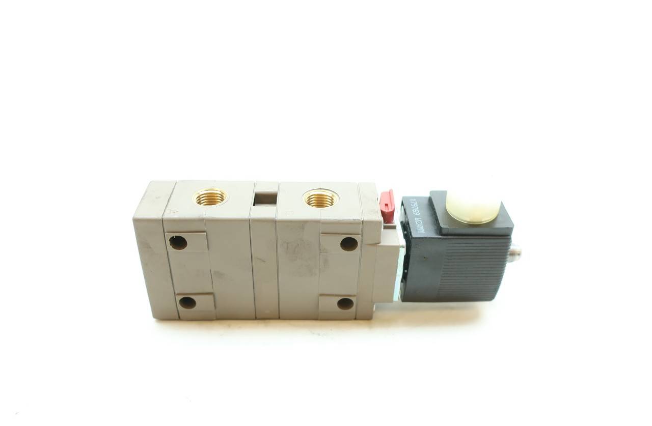 Burkert 5413 G 6.0 NBR PA Pneumatic Solenoid Valve 24v-dc 10bar 1/4in Npt