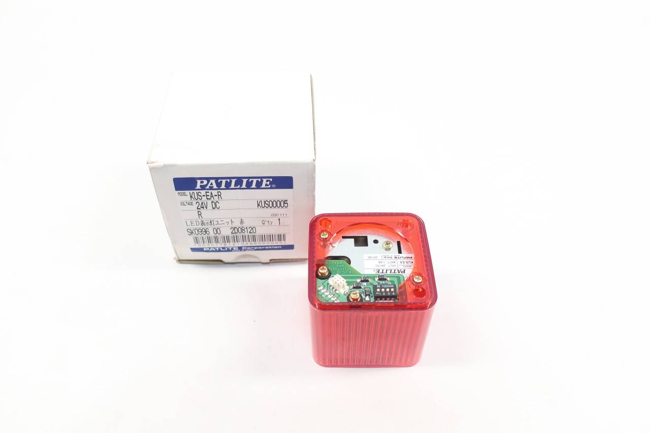 Patlite KUS-EA-R Red Light Module 24v-dc