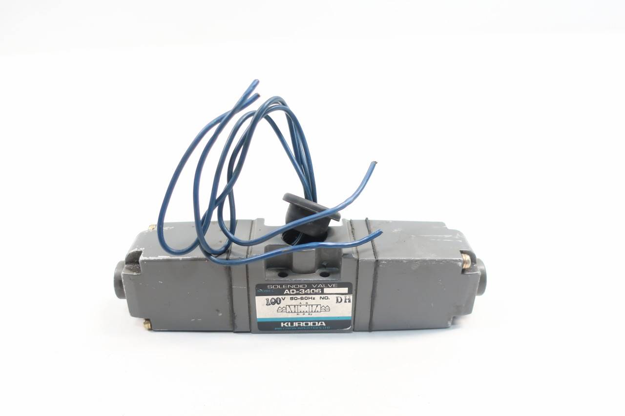 Kuroda AD-3406 Solenoid Valve 100v-ac