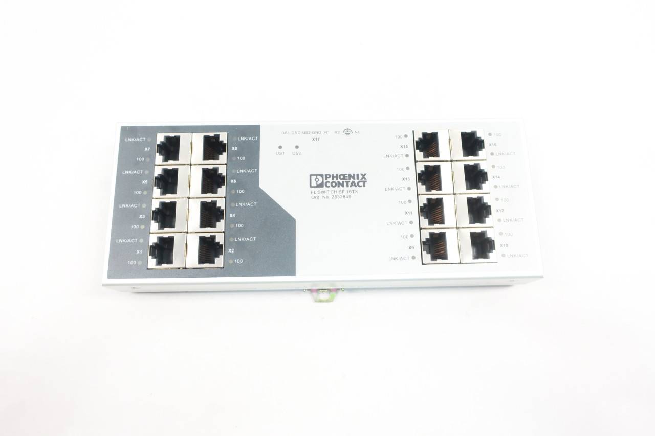 Phoenix Contact 2832849 Fl Switch Sf 16tx Ethernet Module