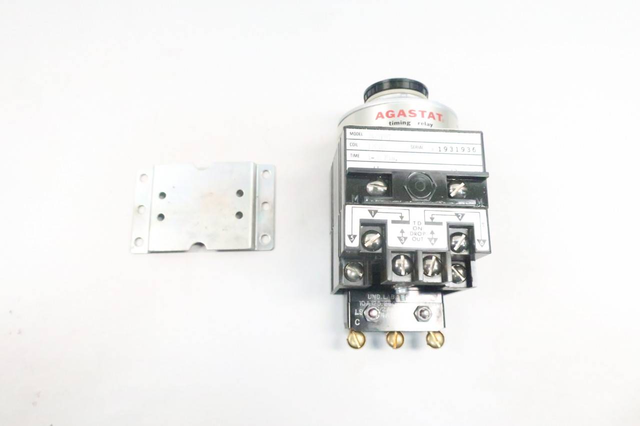 Agastat 2422PHT Time Delay Relay 1-30min 120v-dc