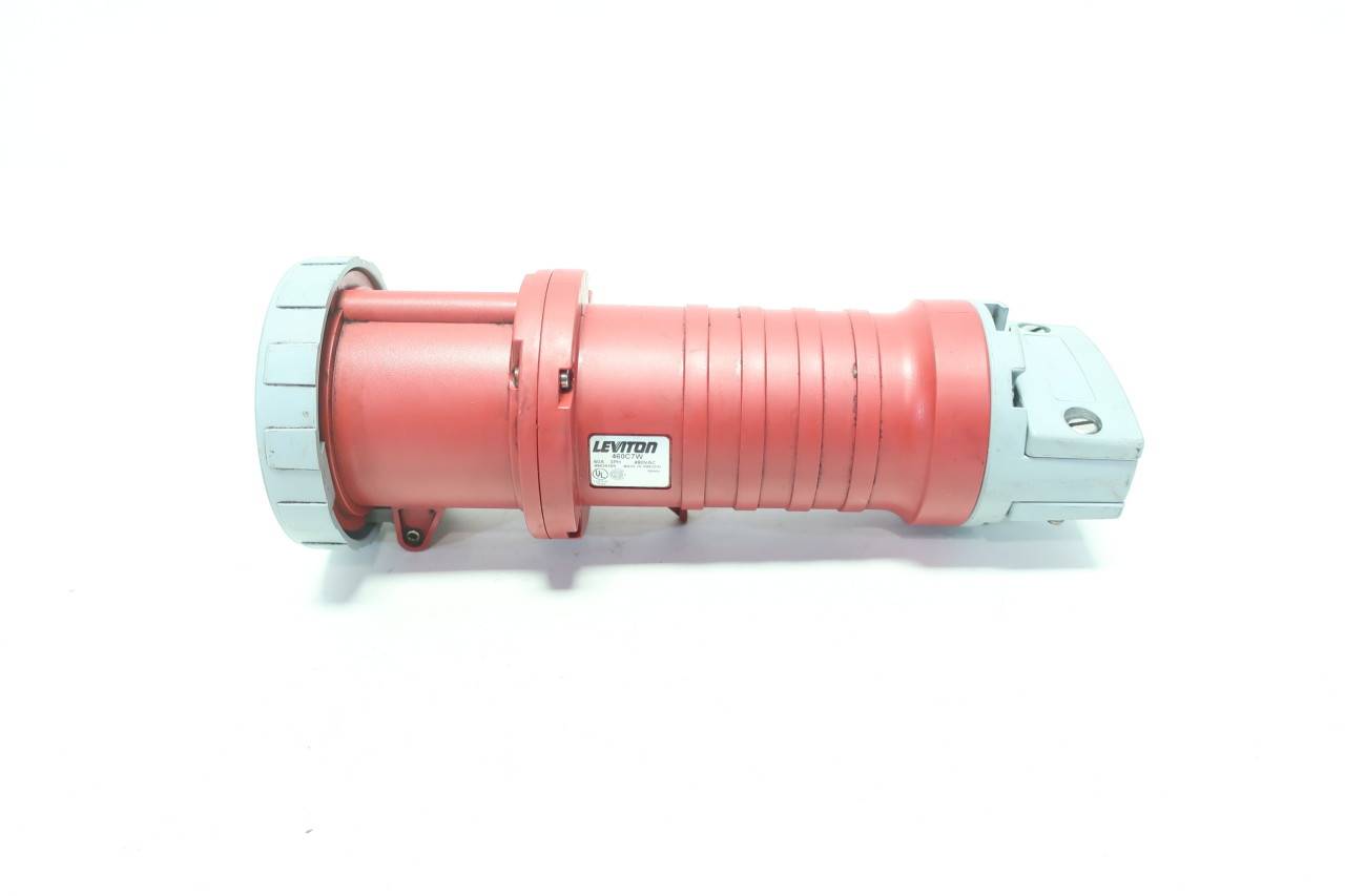 LEVITON 460C7W PIN AND SLEEVE 60A 480V-AC 3P 4W CONNECTOR