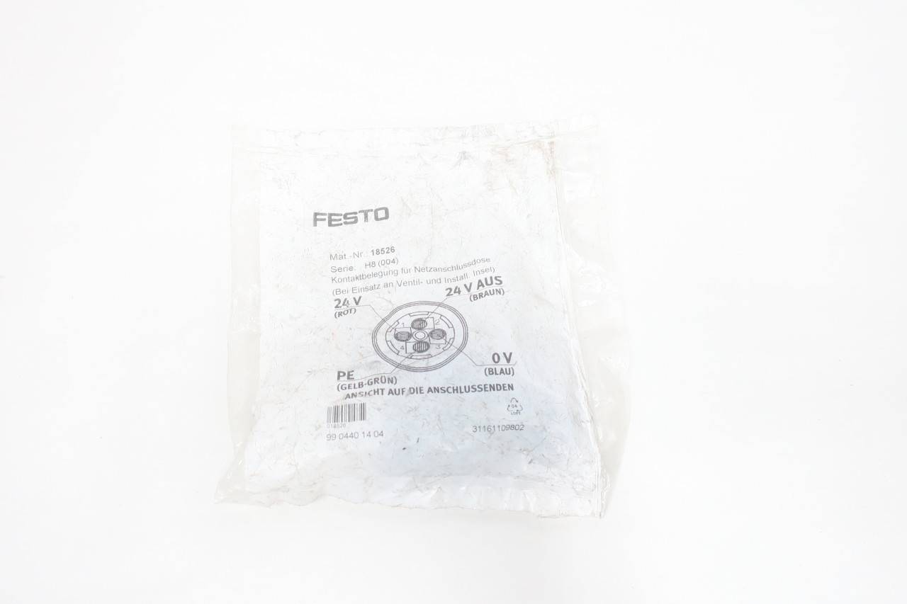 Festo 18526 Power Supply Socket