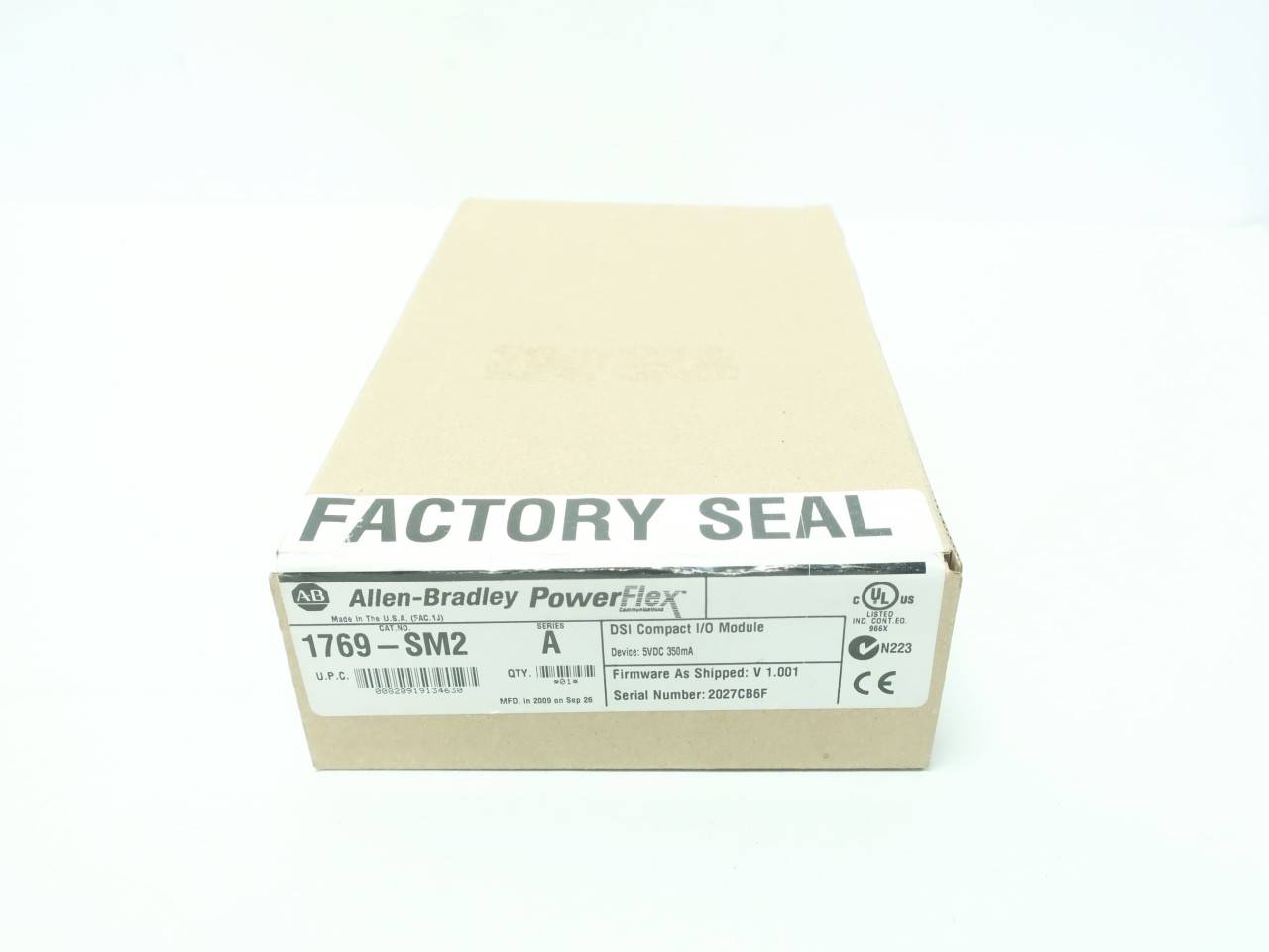 Allen Bradley 1769-SM2 Powerflex Dsi Modbus Rtu Ser A I/o Module