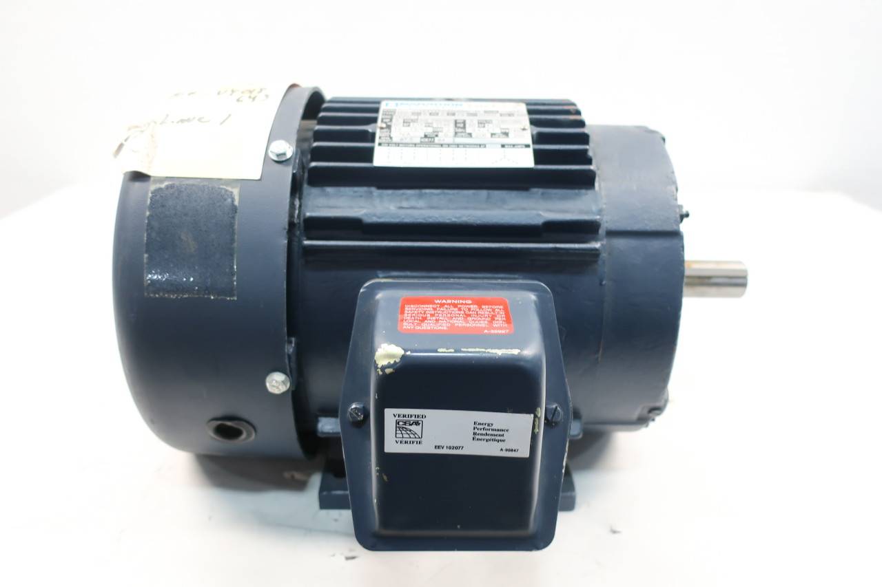 Marathon 184TTFC4026BD Series E Motor 184t 3ph 5hp 1745rpm 208-230/460v-ac
