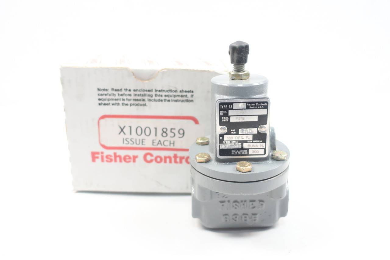Fisher 98H-4 Pressure Regulator Valve 130-200psi