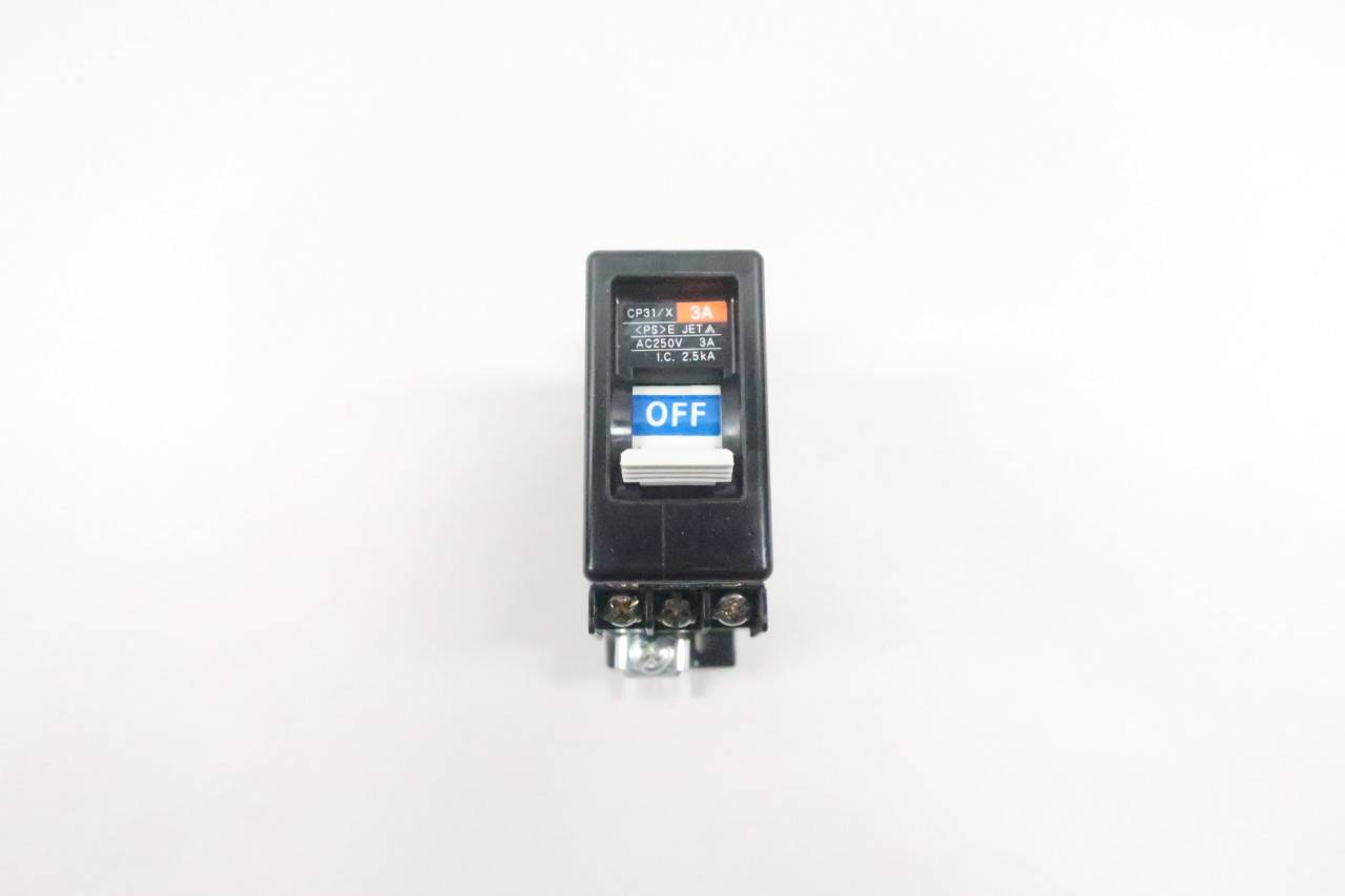 Fuji CP31/X3A Miniature Circuit Breaker 1p 3a Amp 250v-ac
