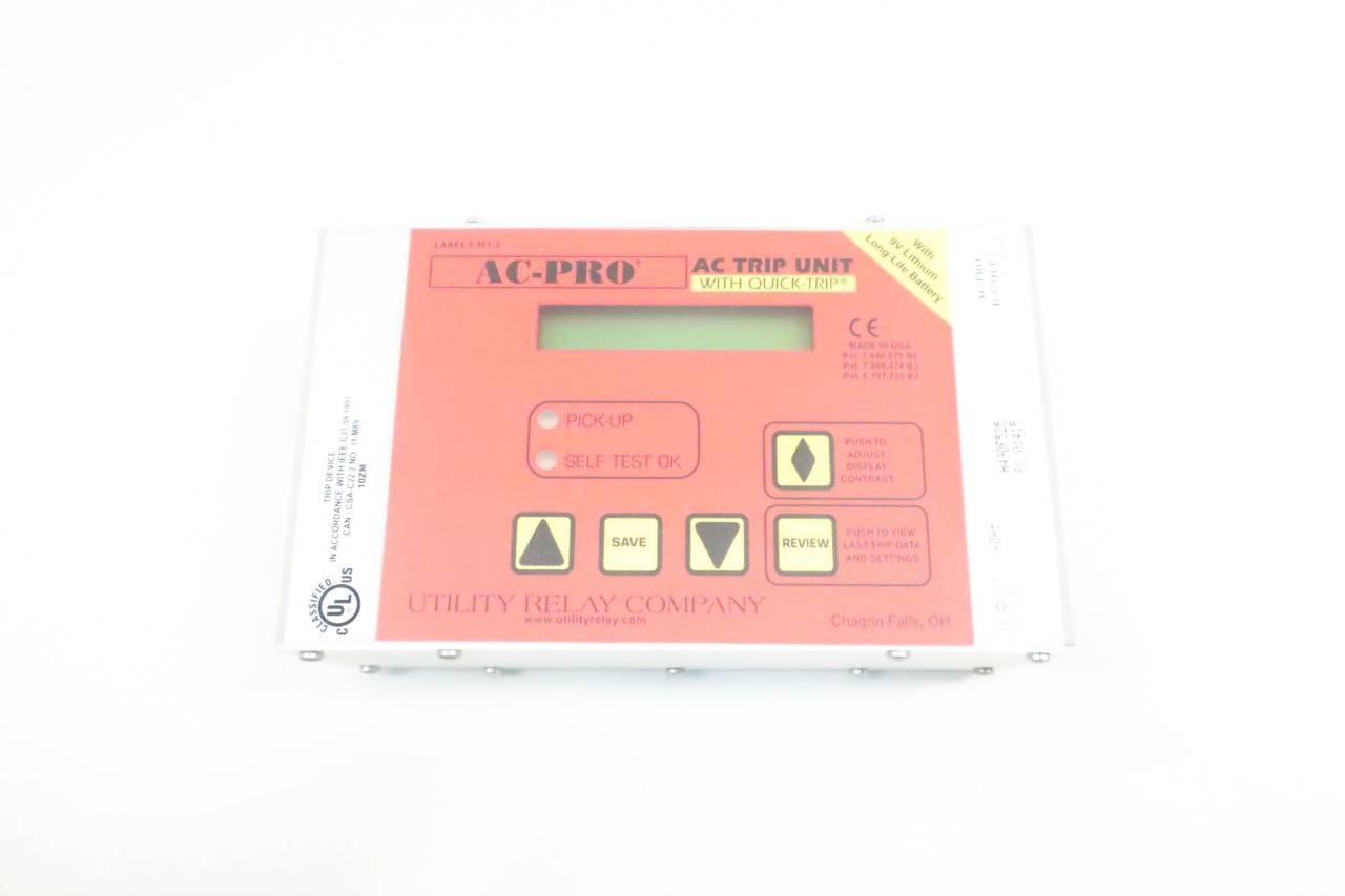 Utility Relay Company B521H-P2 Ac-pro Ac Trip Unit