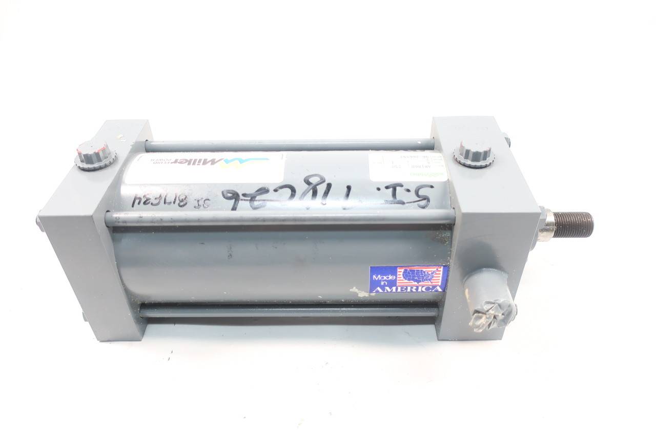 Miller Fluid Power A81B6N Double Acting Pneumatic Cylinder 4in 7in 250psi