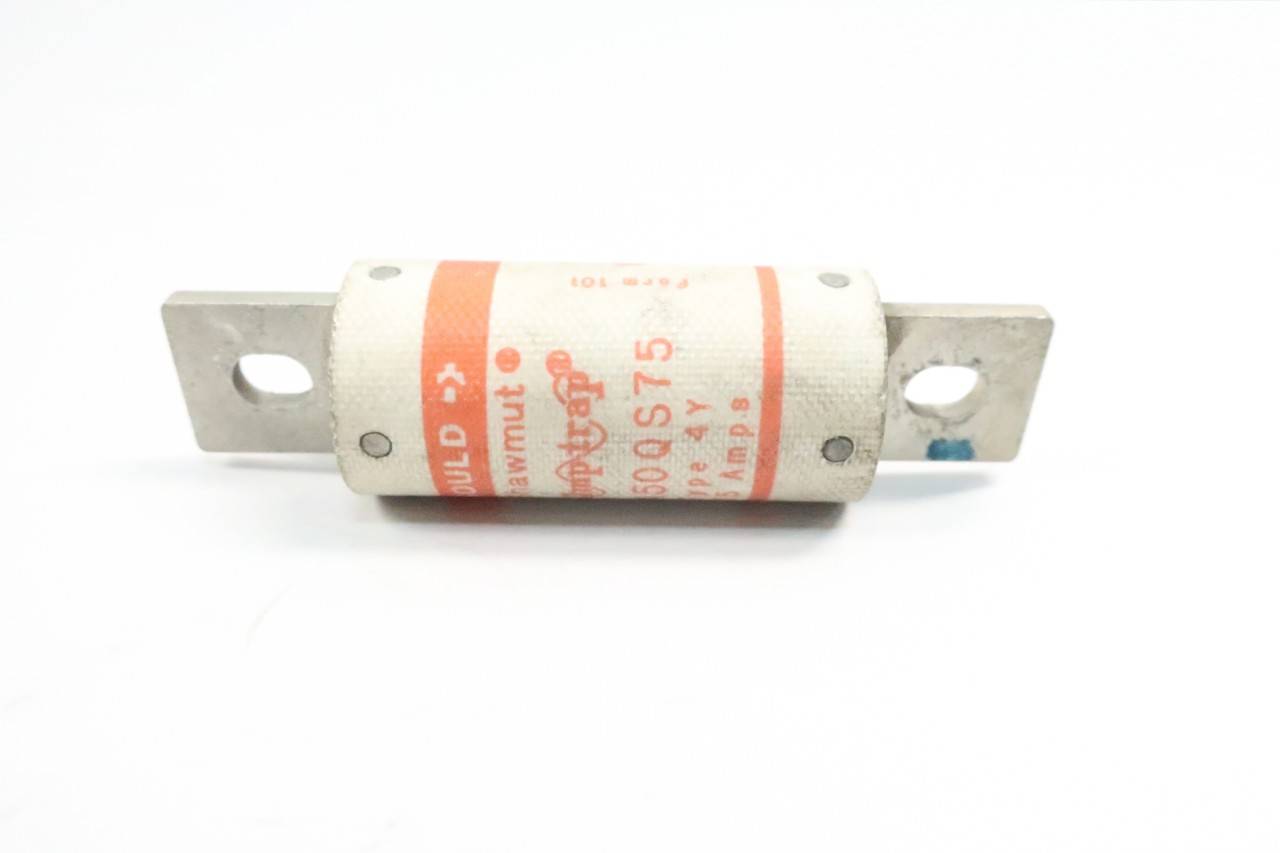 Gould Shawmut A50QS75 Amptrap Semiconductor Fuse 75a Amp 500v-ac