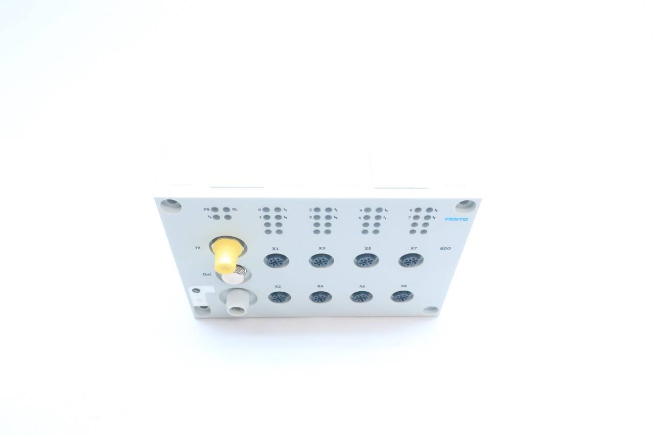 Festo CP-A08M12-EL-Z Output Module 8 Outputs 24v-dc