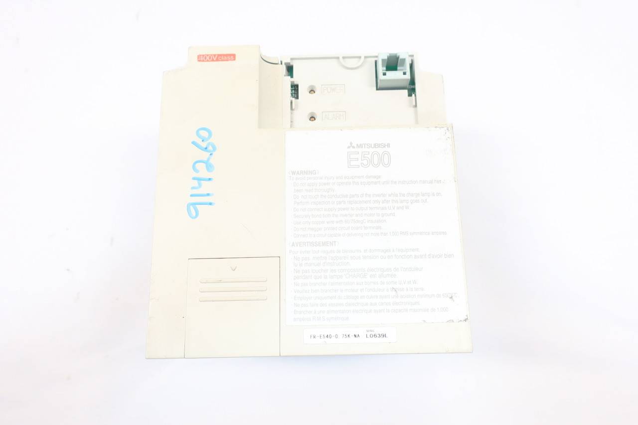 Mitsubishi FR-E540-0.4K-EC E500 Ac Drive 0.2-400hz 380-480v-ac 0.4kw