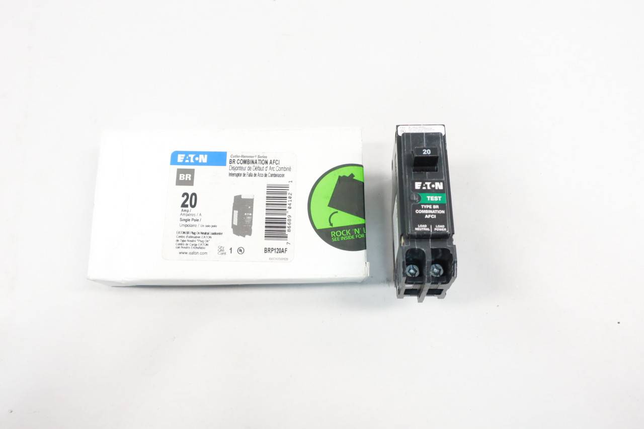 Cutler Hammer BRP120AF Circuit Breaker 1p 20a 120v-ac