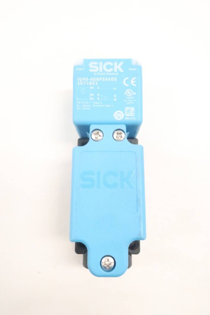 Sick IQ40-40NPSKKOS Proximity Sensor 10-30v-dc