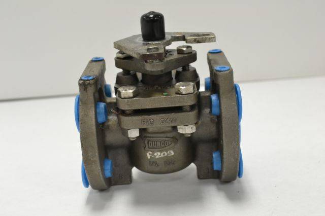 DURCO FIG G411 FLANGED PLUG VALVE 1/2IN 150 CN7M 200713