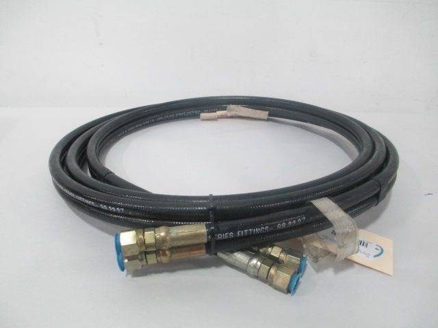 PARKER 55LT-5 PARFLEX 144IN LENGTH 5/16IN ID 2500PSI HYDRAULIC HOSE D241845