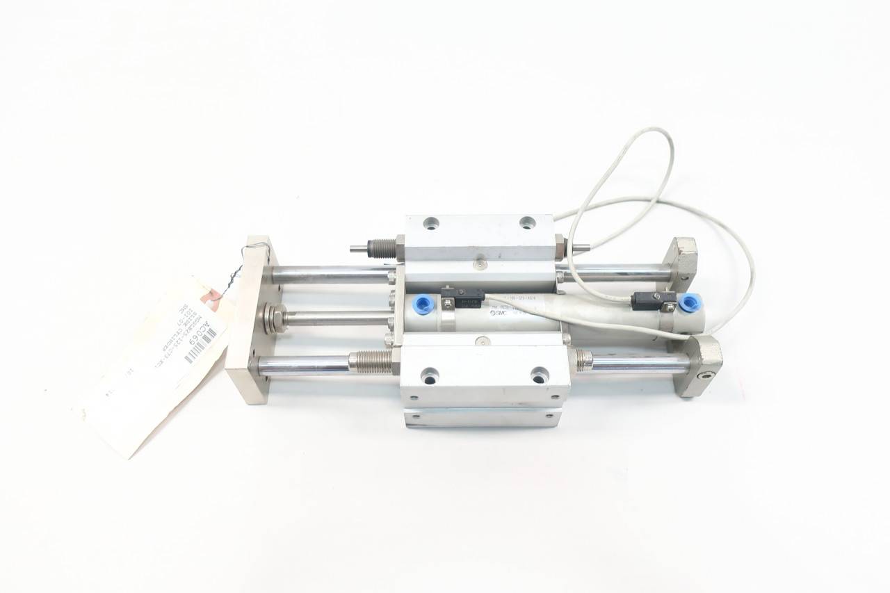 Smc MGGLB25-125-C73-XC18 Guided Slide Cylinder 25mm 125mm 145psi