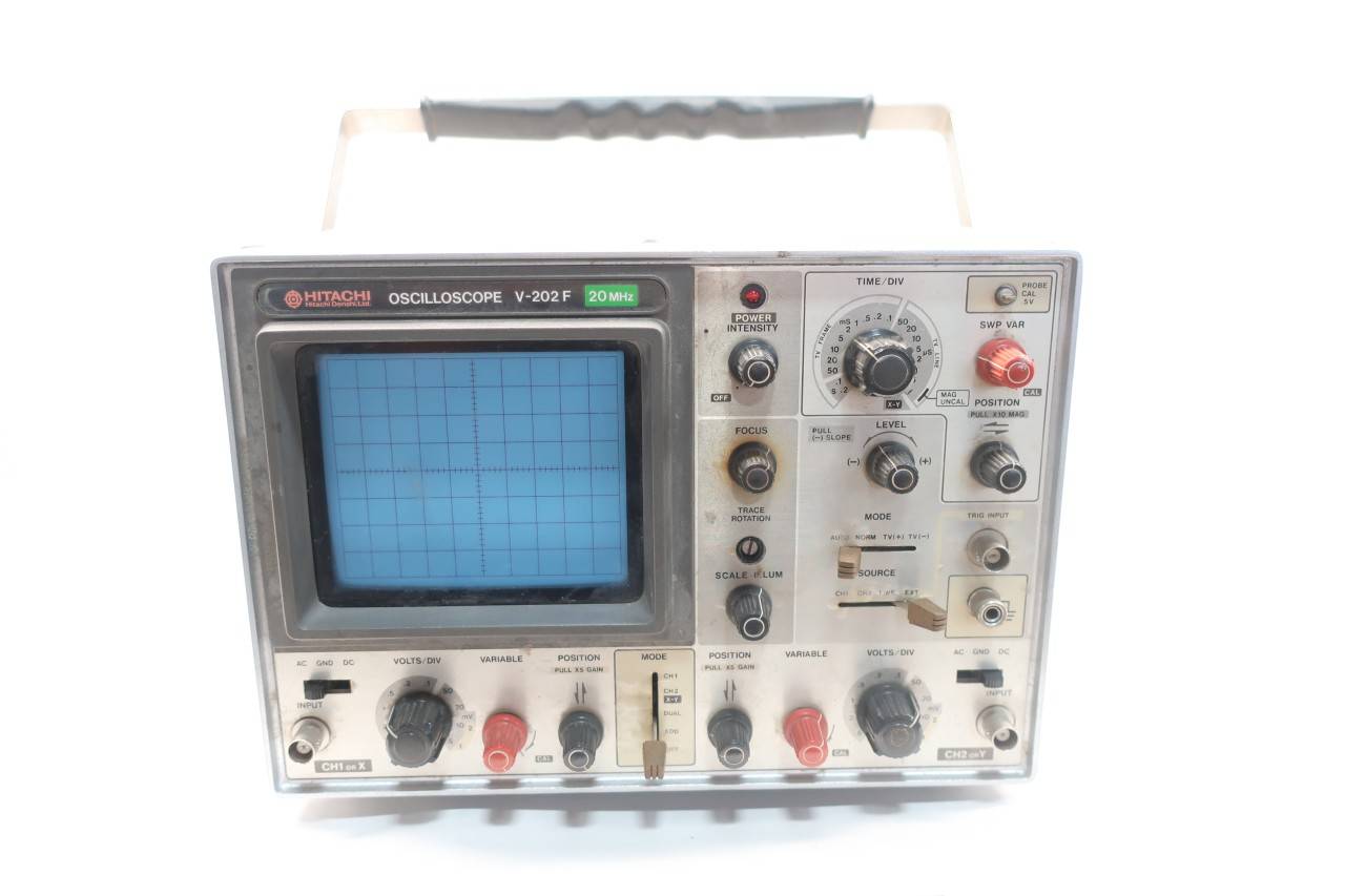 Hitachi Denshi V-202F Oscilloscope 20mhz