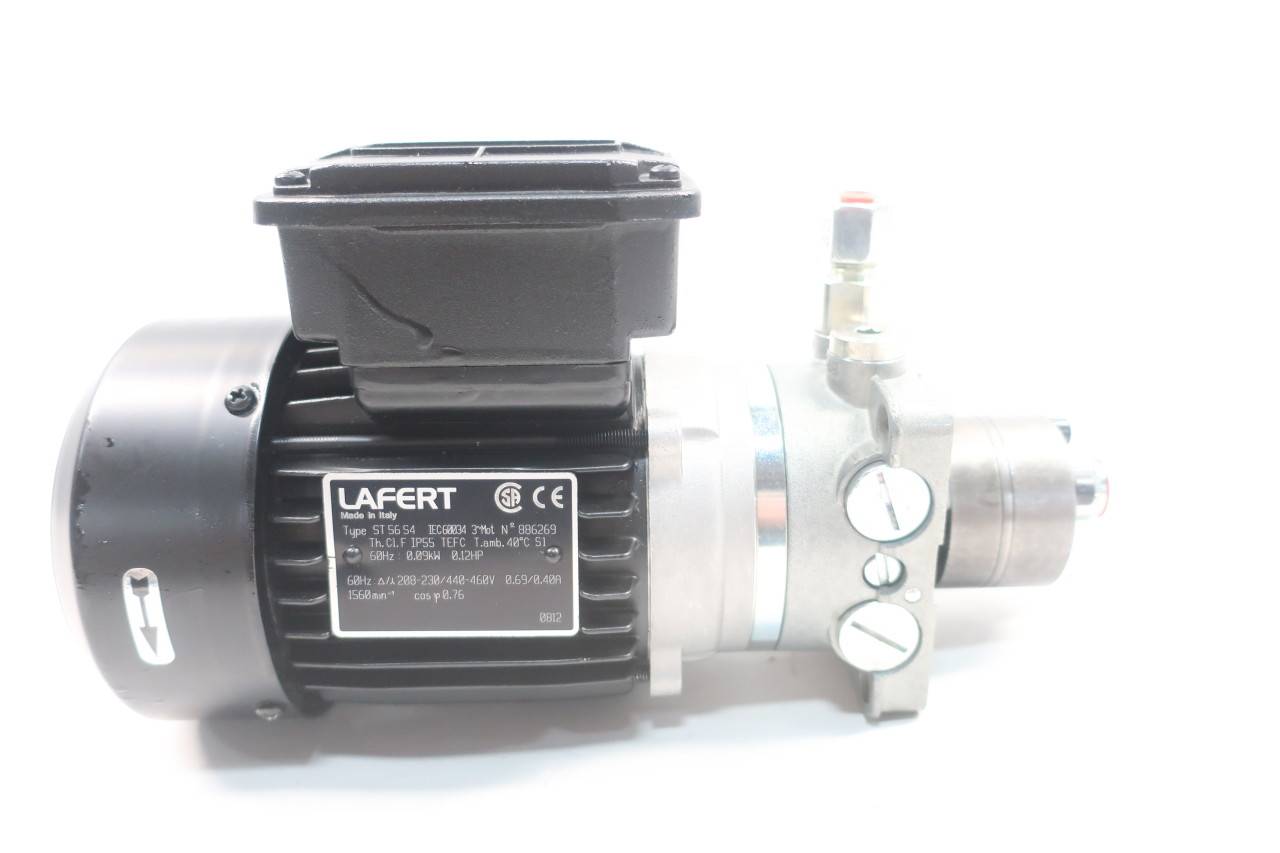 Skf MF1-V57V+562A Vogel Lubrication Pump 28bar 0.12hp 208-230/440-460v-ac