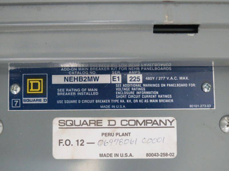 Square D Nehb30435-2 Circuit Breaker Panel Board 100a, 54% OFF