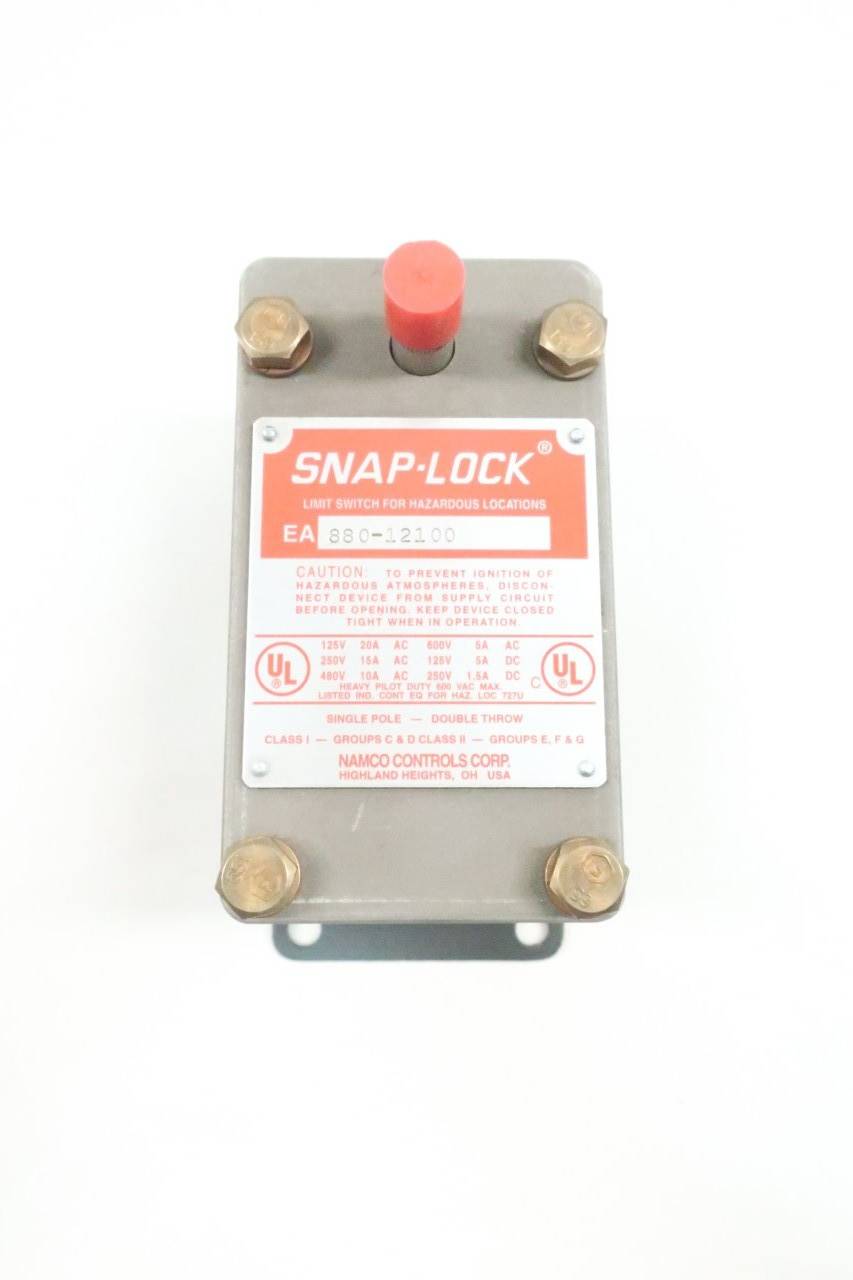 Namco EA880-12100 Snap-lock Limit Switch 600v-ac