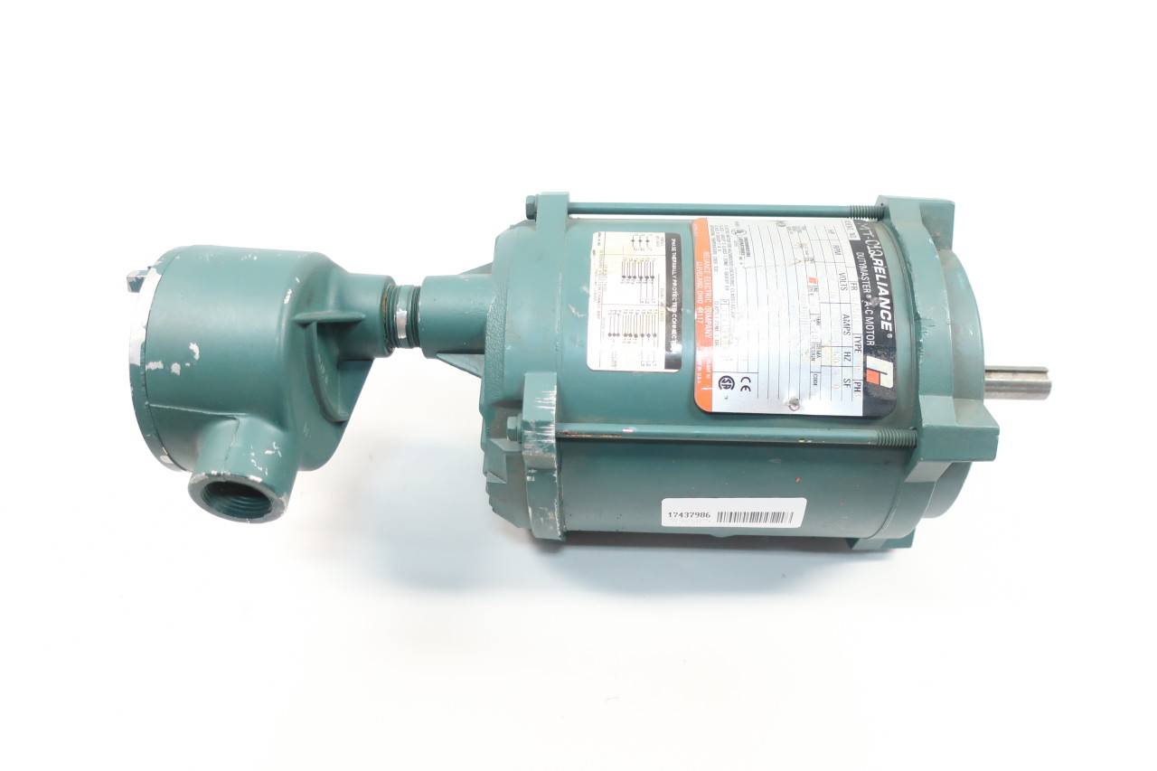 Reliance P56H5040P-GF Ac Motor Ga56c 3ph 1/3hp 1725rpm 208-230/460v-ac