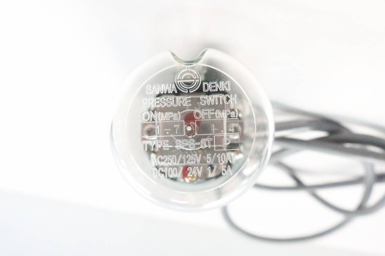 Sanwa Denki SPS-8TP Pressure Switch 1.7mpa 125/250v-ac