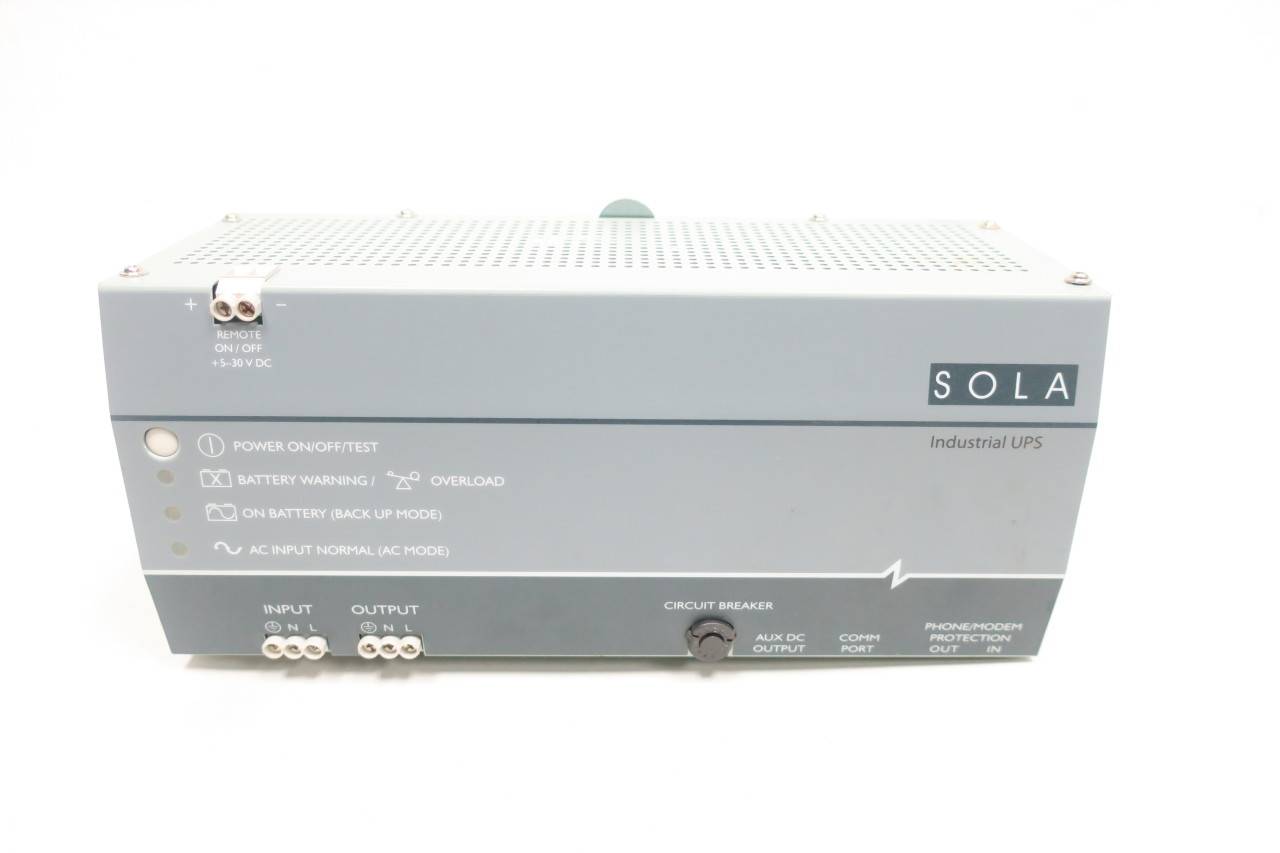 Sola SDU 500 Uninterruptible Power System Ups 120v-ac In/out 300w