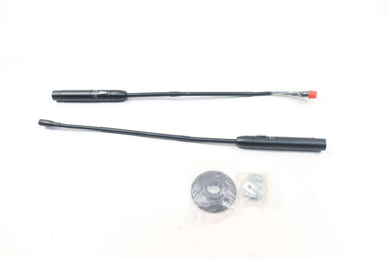 Box Of 2 Shure MX412S/C Microflex Gooseneck Condenser Microphone