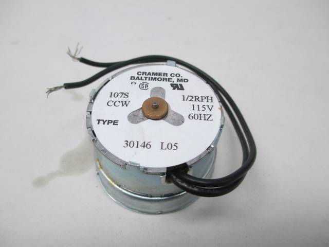 CRAMER COMPANY 30146 L05 107S CCW TIMER MOTOR 115V-AC 1/2HP D296666