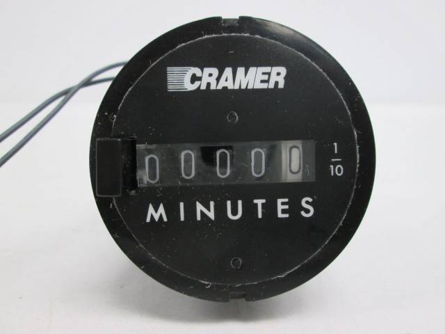 CRAMER COMPANY 636W-AA 10192 COUNTER MINUTES TIMER 115V-AC D296708