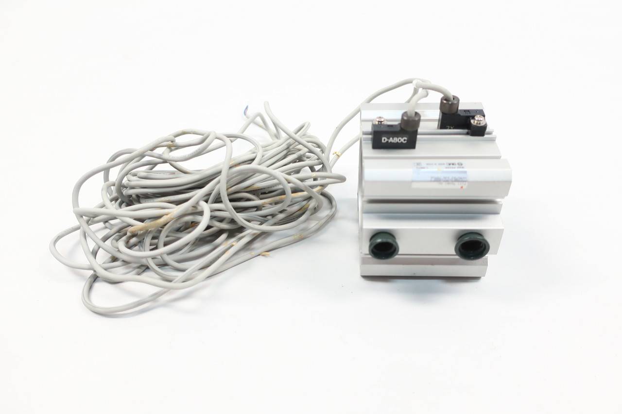 Smc CDQ2A63-25D-A80CZ Double Acting Pneumatic Cylinder 63mm 25mm 1mpa