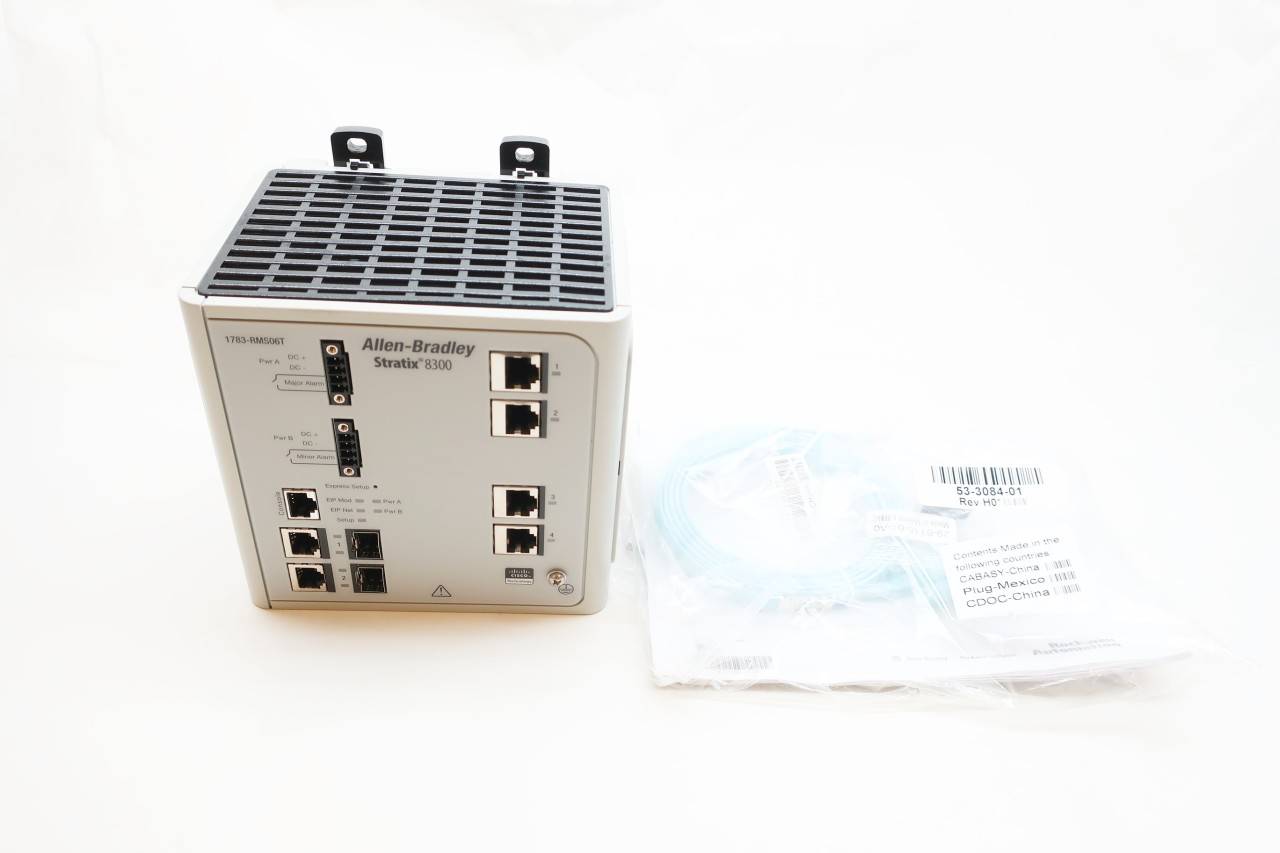 Allen Bradley 1783-RMS06T Stratix 8300 30v-dc Ethernet Switch Ser A