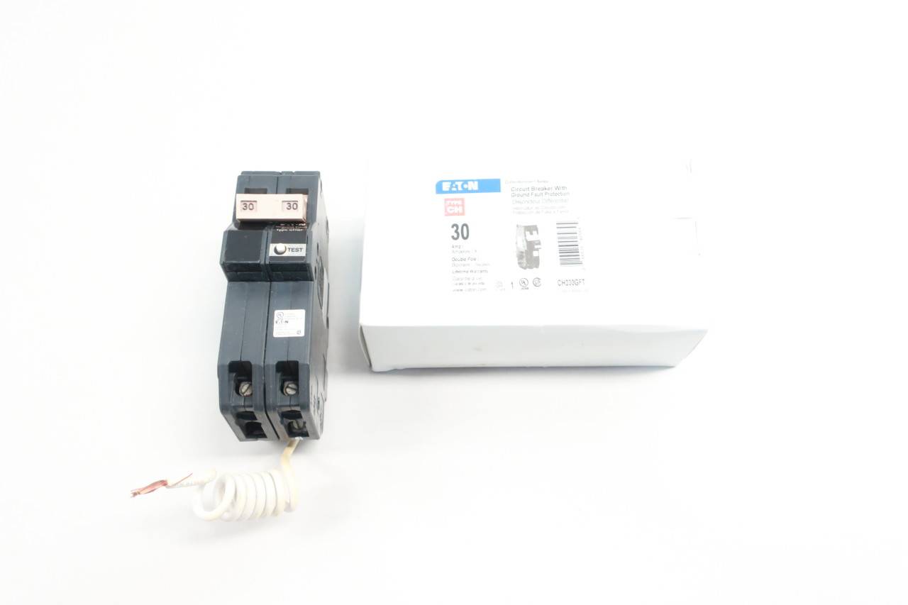 Cutler Hammer CH230GFT Miniature Circuit Breaker 2p 30a 120/240v-ac