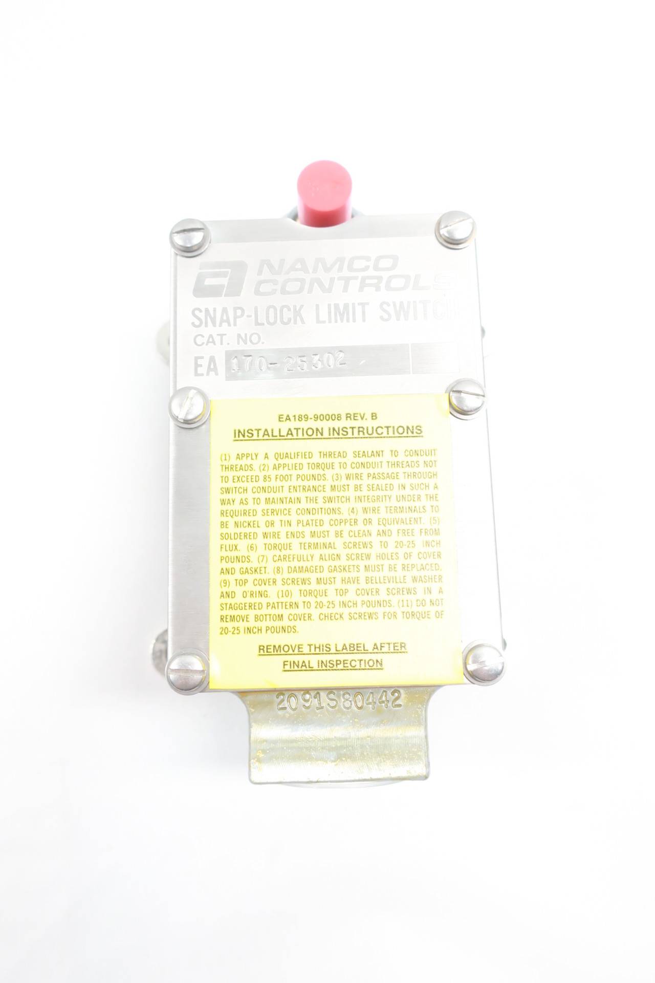 Namco EA170-25302 Snap-lock Limit Switch