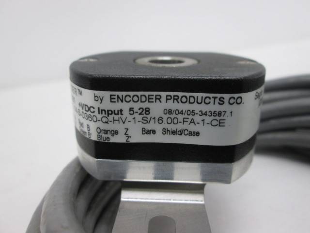 ENCODER PRODUCTS 260-N-T-14-S-0360-Q-HV-1-S/16-FA ACCU-CODER ENCODER ... ENCODER PRODUCTS 260-N-T-14-S-0360-Q-HV-1-S/16-FA ACCU-CODER ENCODER ...
