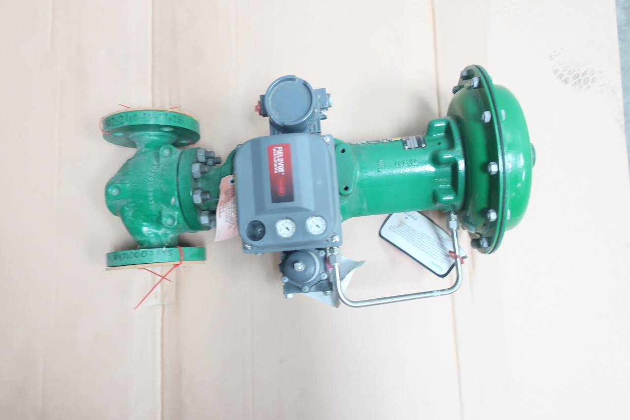 Fisher ET Pneumatic 667 Size 30i Dvc6200 Steel Flanged Control Valve 1 ...