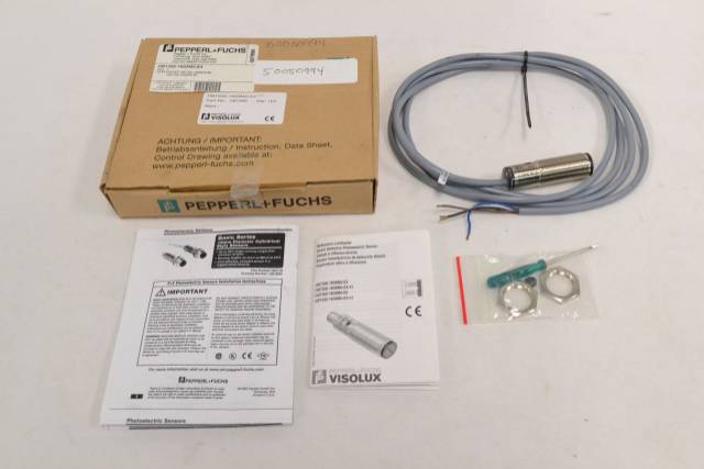 Pepperl Fuchs Obt200 18gm60 E4 Visolux Diffuse Mode Sensor 10 30v Dc