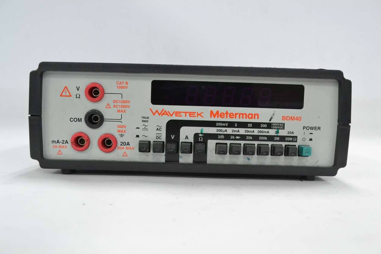 Meterman Supply Meterman 30XR True RMS LCD Digital Multimeter Oahu