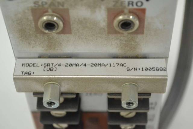 MOORE SRT/4-20MA/4-20MA/117AC UB SRT SQUARE ROOT TRANSMITTER I/O MODULE ... MOORE SRT/4-20MA/4-20MA/117AC UB SRT SQUARE ROOT TRANSMITTER I/O MODULE ...