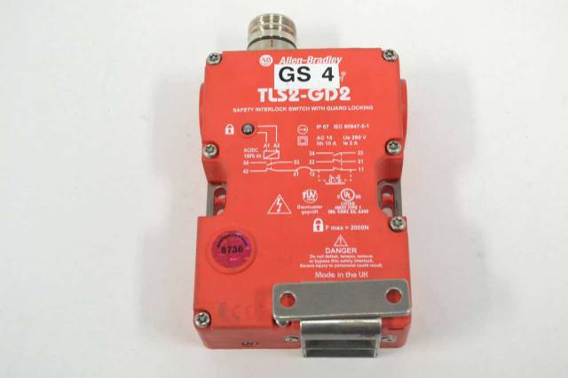 ALLEN BRADLEY 440G-T27240 GUARDMASTER TLS2-GD2 INTERLOCK LIMIT SWITCH A ...