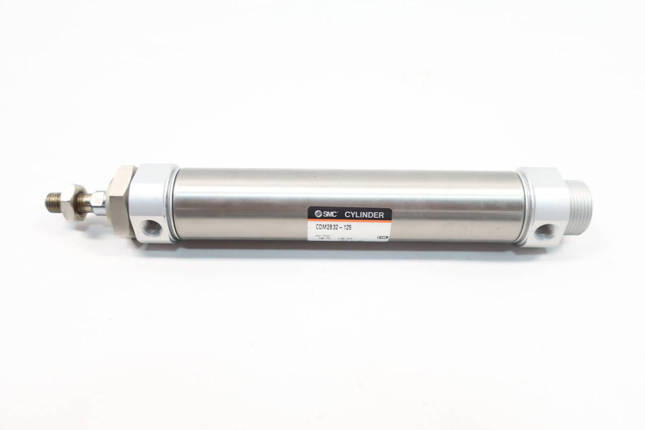 Smc CDM2B32-125 Double Acting Pneumatic Cylinder 32mm 125mm 145psi