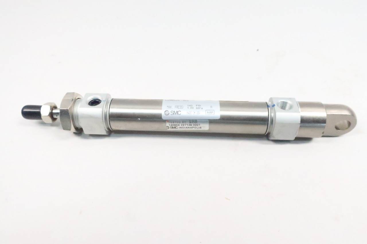 Smc CDM2C20-50S Double Acting Pneumatic Cylinder 20mm 50mm 145psi