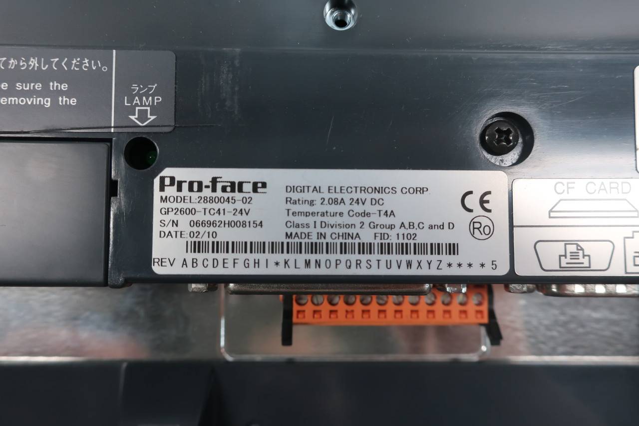 Pro-face GP2600-TC41-24V 12 Inch HMI Touchscreen, 41% OFF